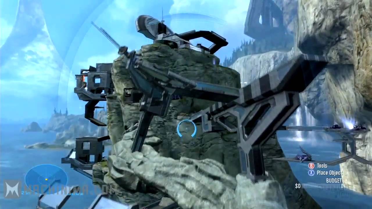 Halo Reach Forge Mode world - YouTube