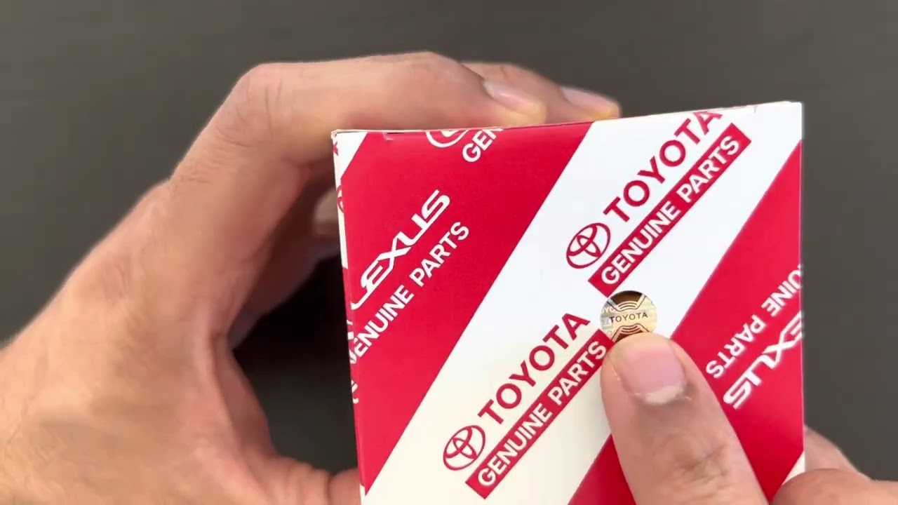 Toyota original oil filter | How to spot fake - YouTube