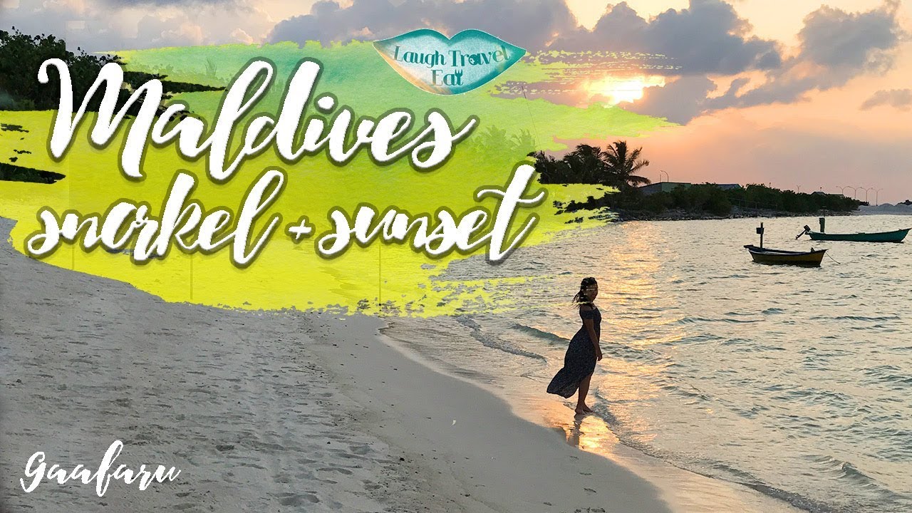 Maldives Vlog #1: HK-Male-Gaafaru, sandbank visit and sunset dinner ...