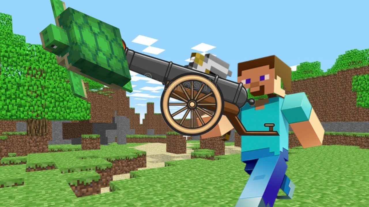 How to make a Turtle launcher in Minecraft - YouTube