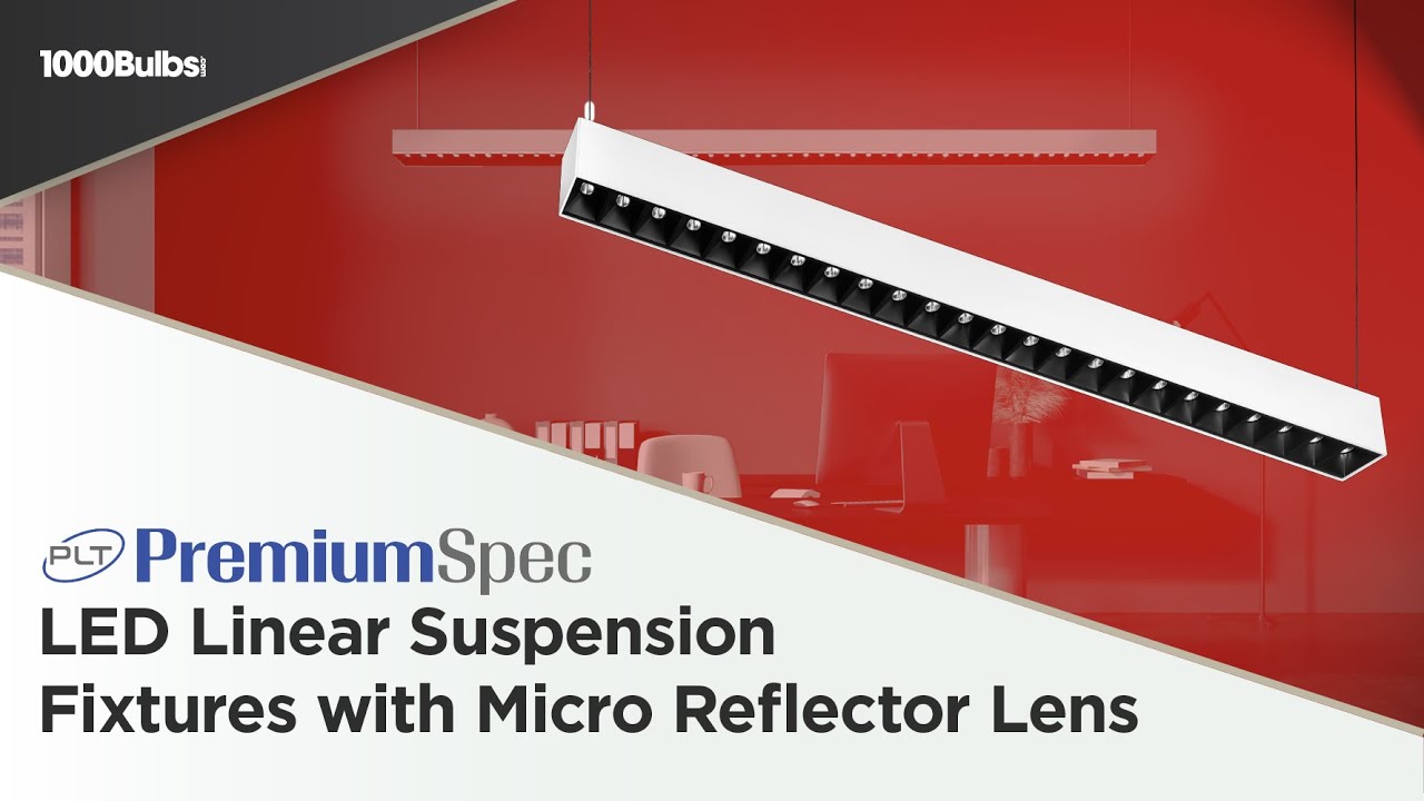 VERSA Architectural LED Linear Fixture w/ Micro Reflector Lens ...