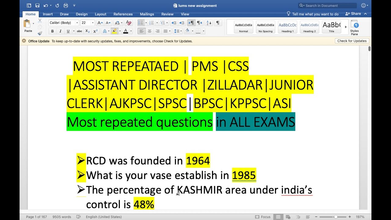 top 20 mcqs in ppsc mcqs fpsc mcqs pms mcqs past paper solved - YouTube