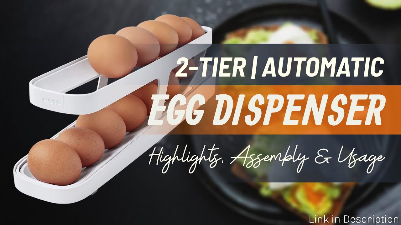 2 Tier Rolling Egg Dispenser – Features, Easy Assembly & Smooth Egg ...