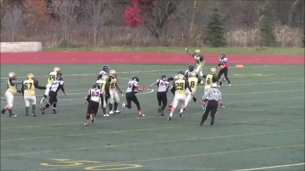 Esson Hamilton Junior year HS Football Highlights 2013 - YouTube