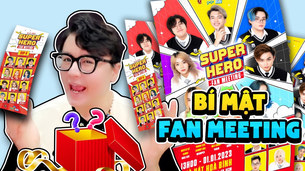 Mike Đen TIẾT LỘ BÍ MẬT CỰC KHỦNG VÀ QUÀ TẶNG TRONG SUPER HERO FAN ...