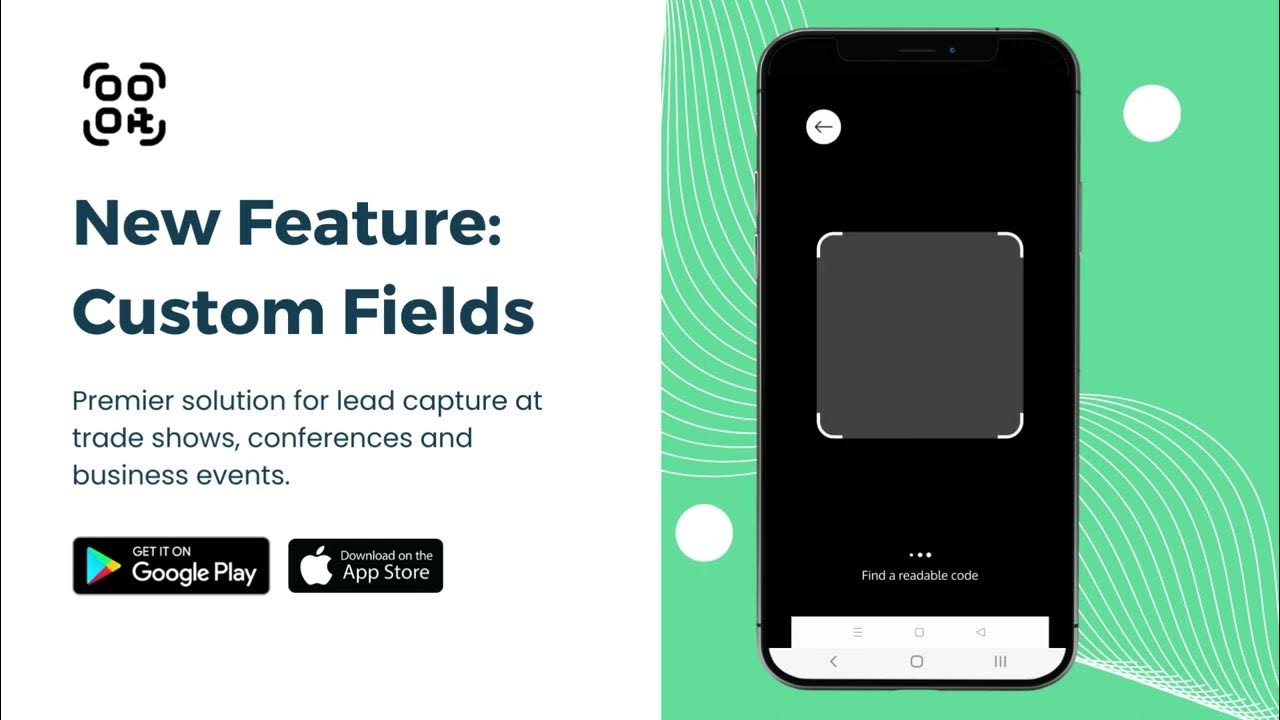 New feature: Custom fields - QR Lead Capture - YouTube