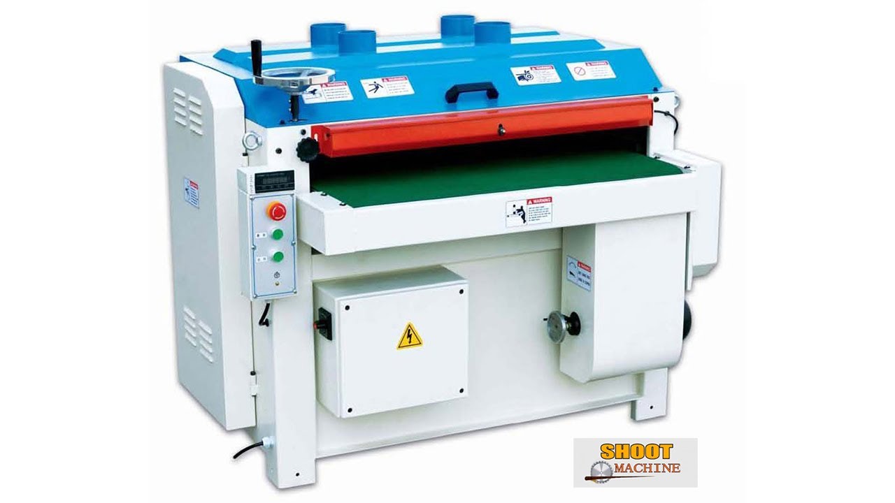 MM369/MM3613 Double Roller Sander Machine - YouTube