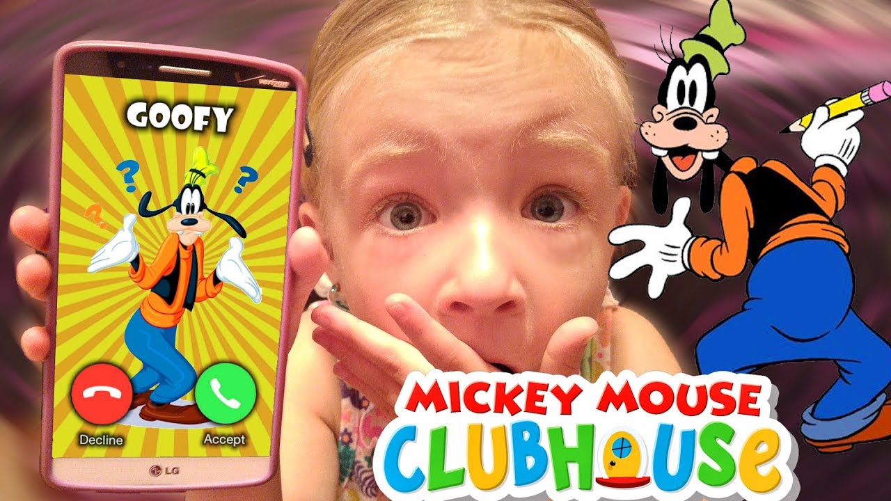 Calling Goofy in Real Life *OMG* He Answered!!! Calling Disney ...
