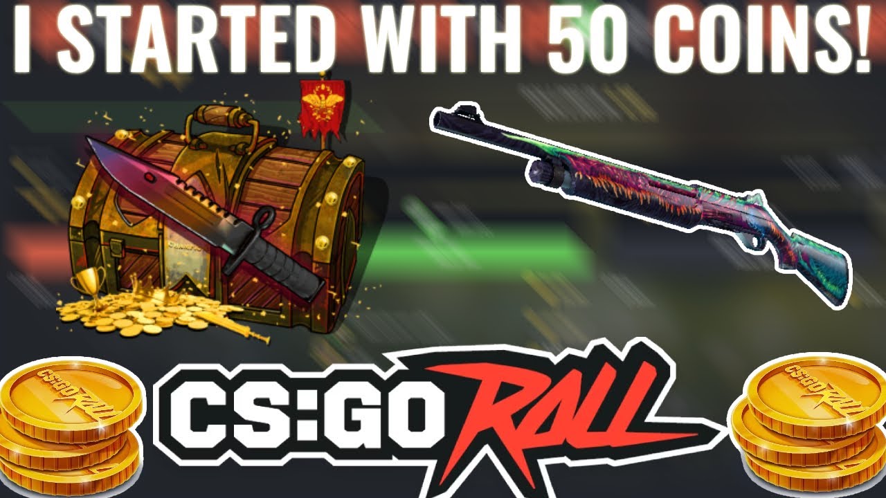 I STARTED WITH 50 COINS ON CSGOROLL AND HAD A WILD SESSION! - YouTube