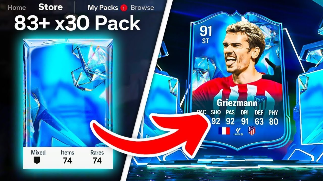 10x 77+ & 83+ x10 FUT FANTASY PACKS! - YouTube