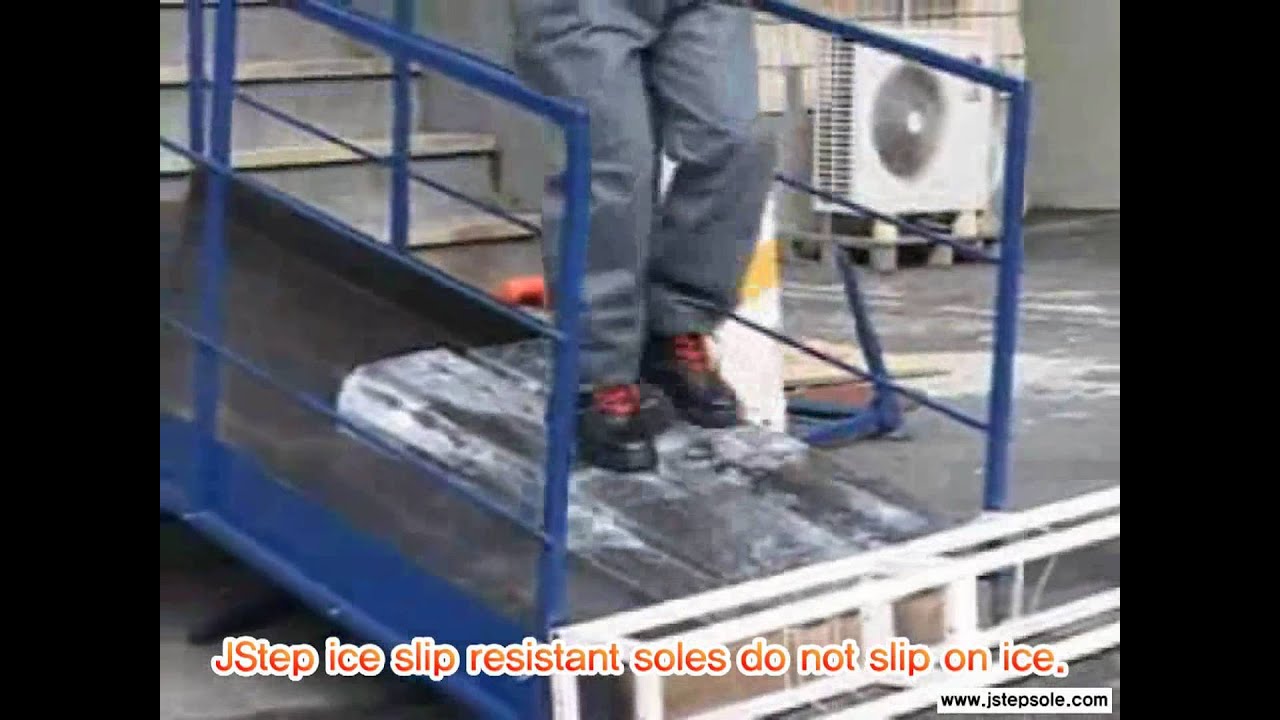JStep Ice Slip Resistant Soles - YouTube