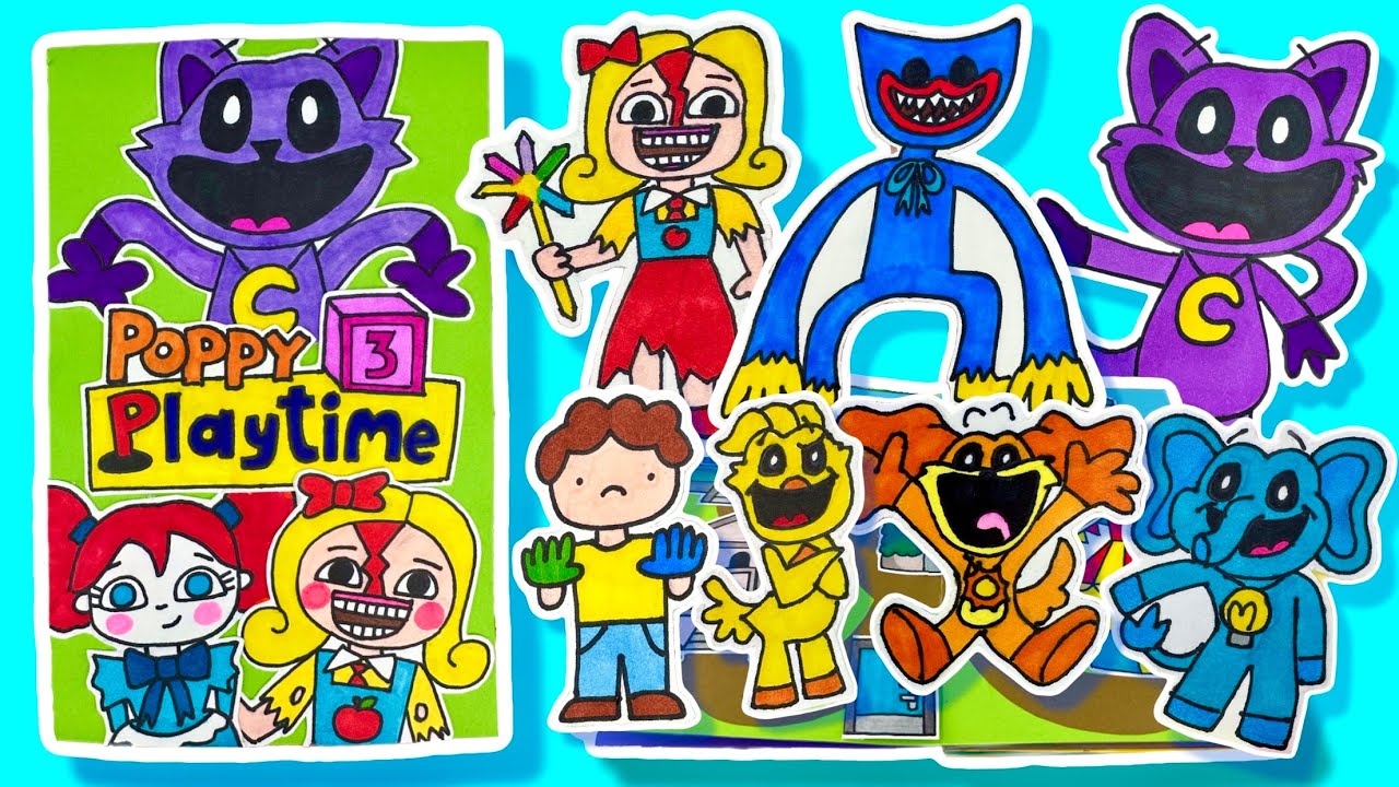 HAZ UN LIBRO PARA JUGAR DE POPPY PLAYTIME 3 🐱 - YouTube