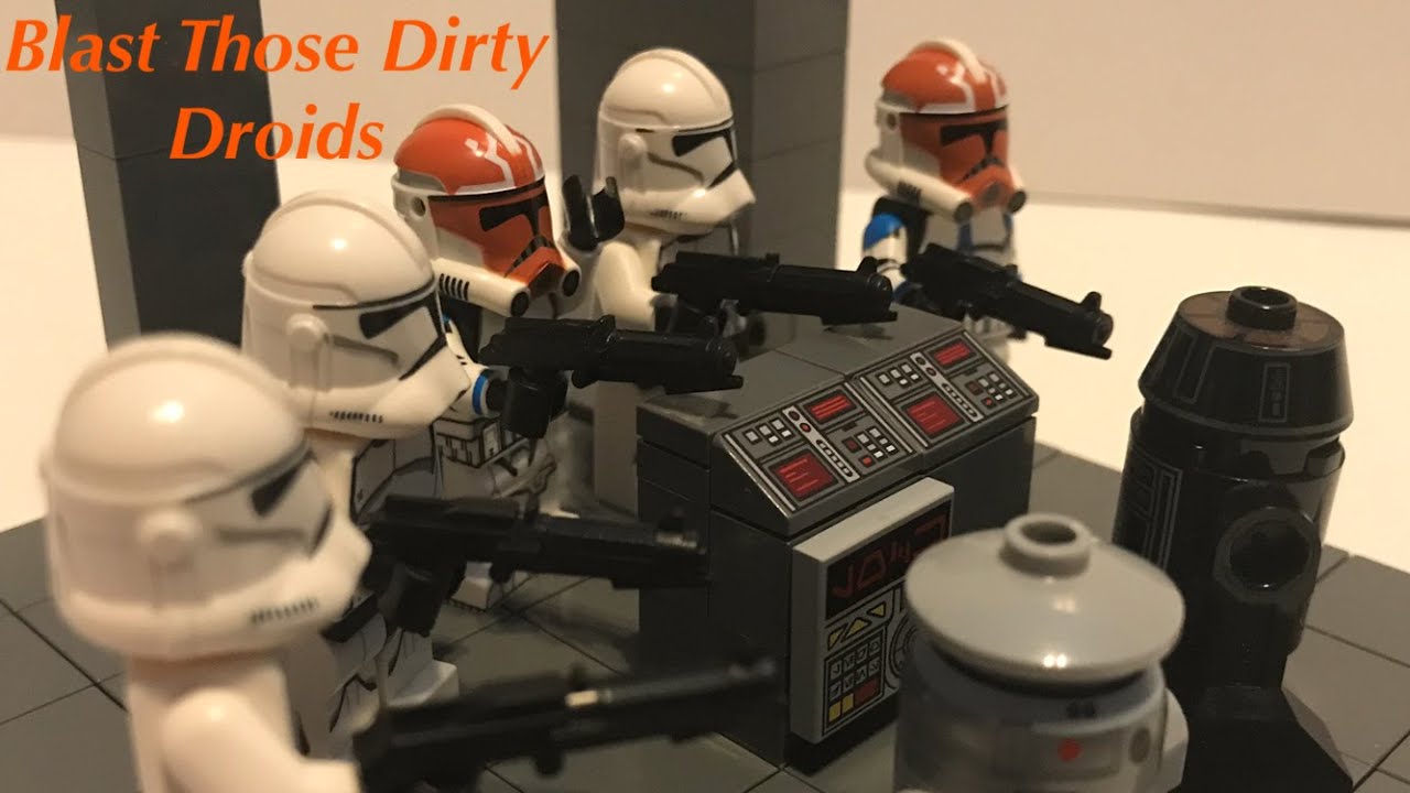 Lego Star Wars MOC: Blast Those Dirty Droids - YouTube