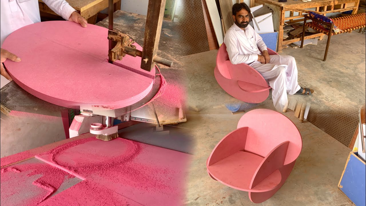Make an amazing rocking chair using new technique | DIY rocking chair ...