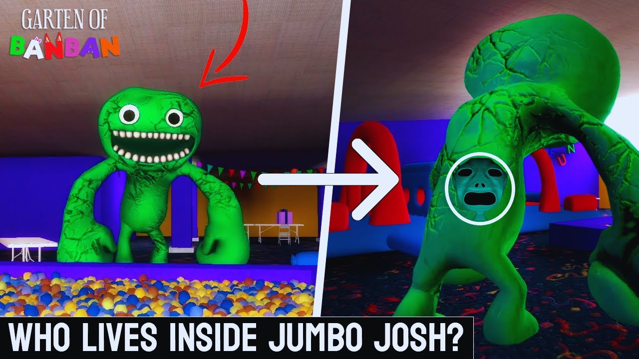 WHO LIVES INSIDE JUMBO JOSH? - Secret character? - (Garten of Banban 7 ...
