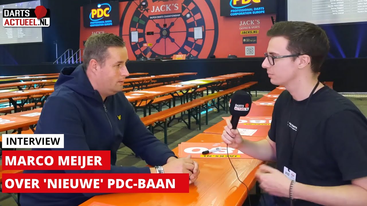 Marco Meijer over 'nieuwe' PDC-baan: 'Je kunt het in spijkerbroek doen ...