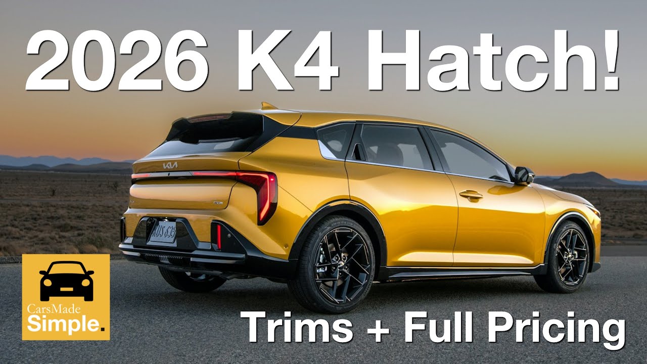 2026 Kia K4 Hatchback Trims and Pricing | Best New Compact Hatch ...