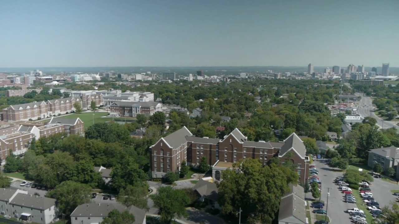 A bird's eye view of Belmont University - YouTube