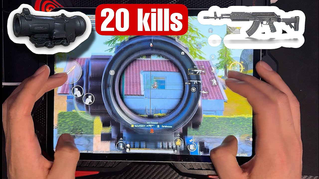 The best Handcam Gameplay +4K vedio+ 6 Fingers controll and sensivity 🔥 ...