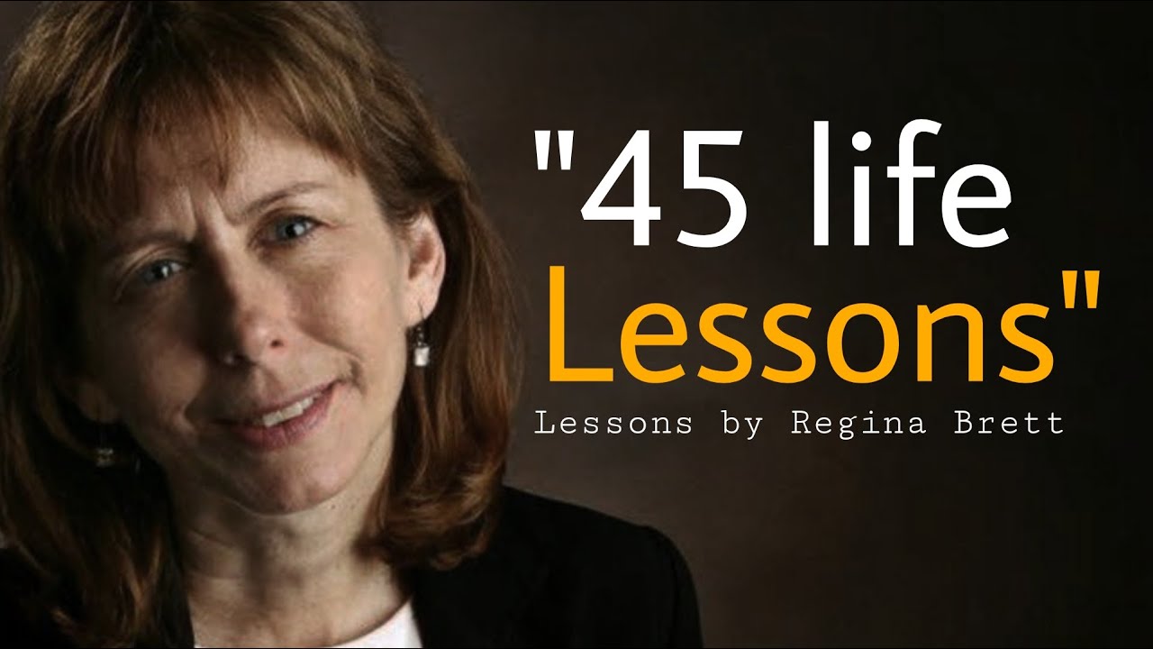 45 Life Lessons by Regina Brett / motivation speech / inspirational ...