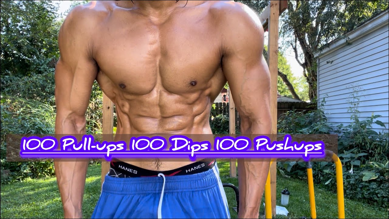 100 Pull-Ups 100 Pushups & 100 Dips | Stay Ripped! - YouTube