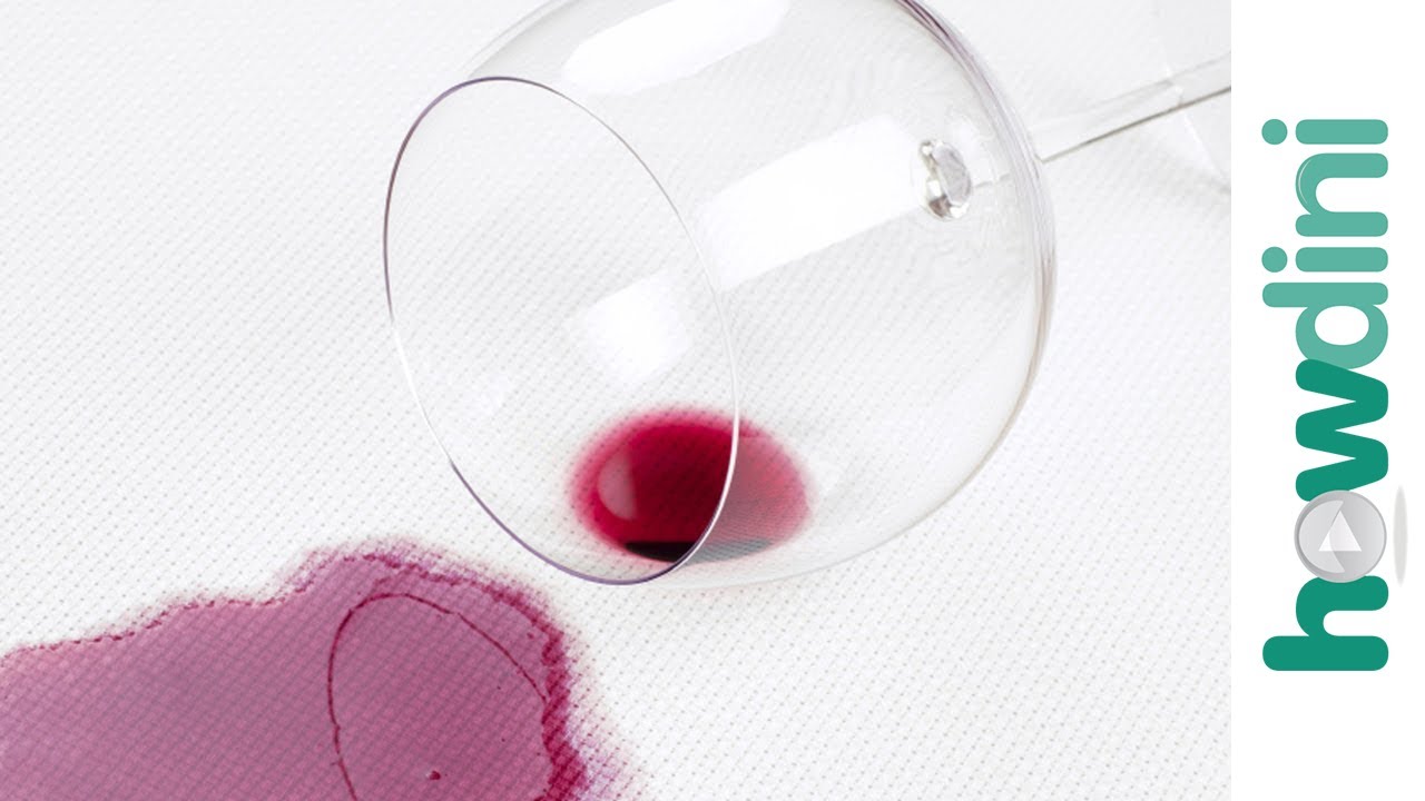 How to remove red wine stains - YouTube