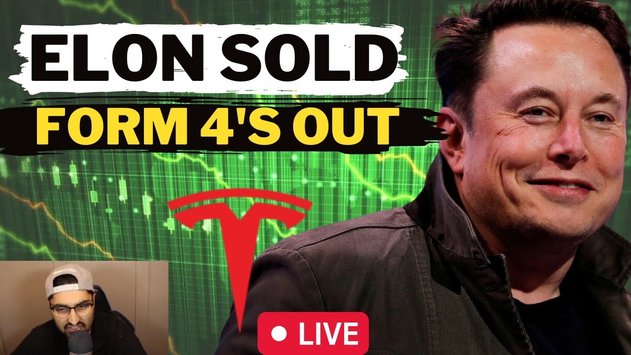BREAKING: Elon Sells More Tesla Stock (Form 4's Out) - YouTube
