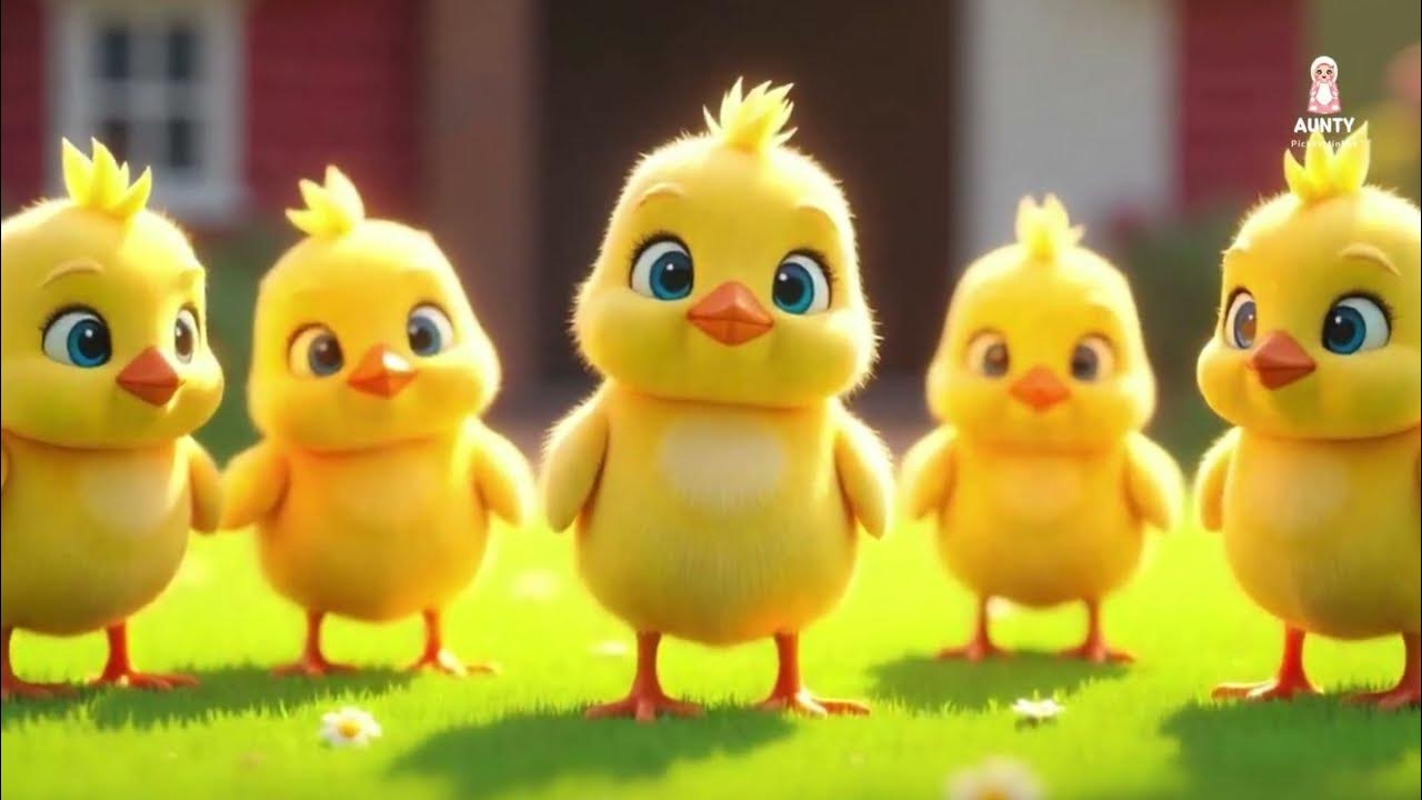 5 Little Chicks Song | Fun Nursery Rhyme | Kids Song - YouTube