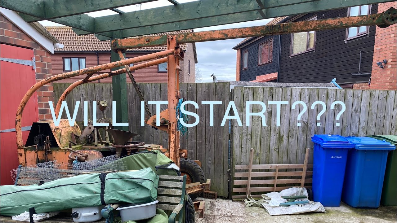 1956 Neal Runabout Mobile Crane - Will It Start? - YouTube