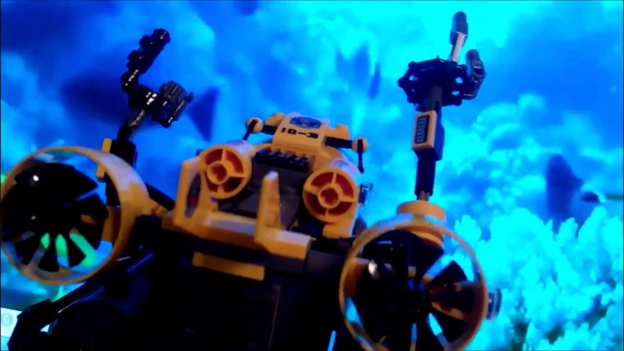 LEGO Deep Sea Submarine. Лего Батискаф, подводный мир. - YouTube