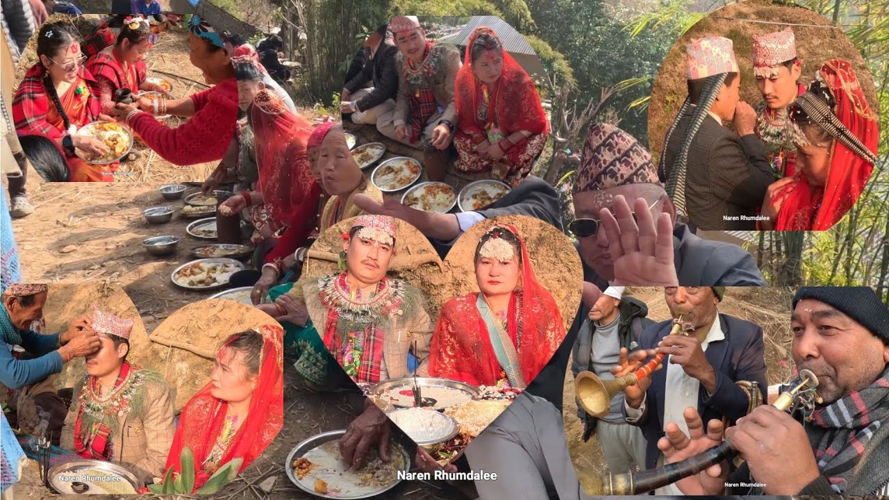 बिहेमा भतेर खायेर टिकाटालो पछि बिदाई || Sajana Weds Yubaraj || Molung 2 ...