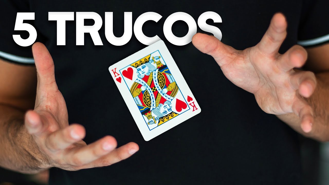 5 TRUCOS DE MAGIA CON CARTAS - YouTube
