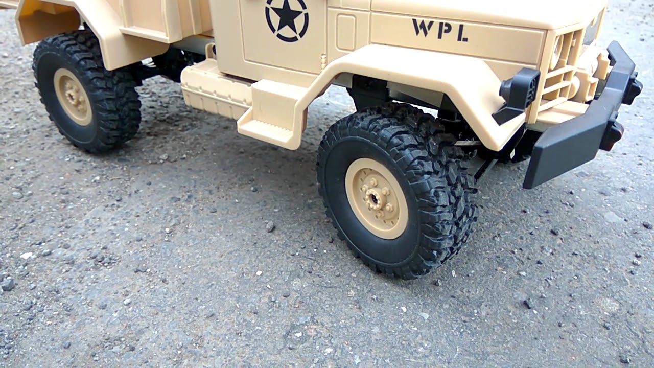 WPL B-1 Proportional Upgrade using 2.4 GHz Turnigy 6x - YouTube