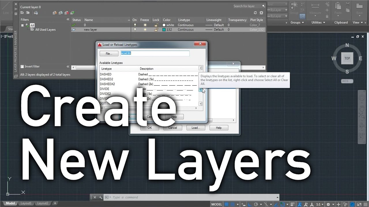 AUTOCAD - CREATE NEW LAYERS in Under a Minute - YouTube