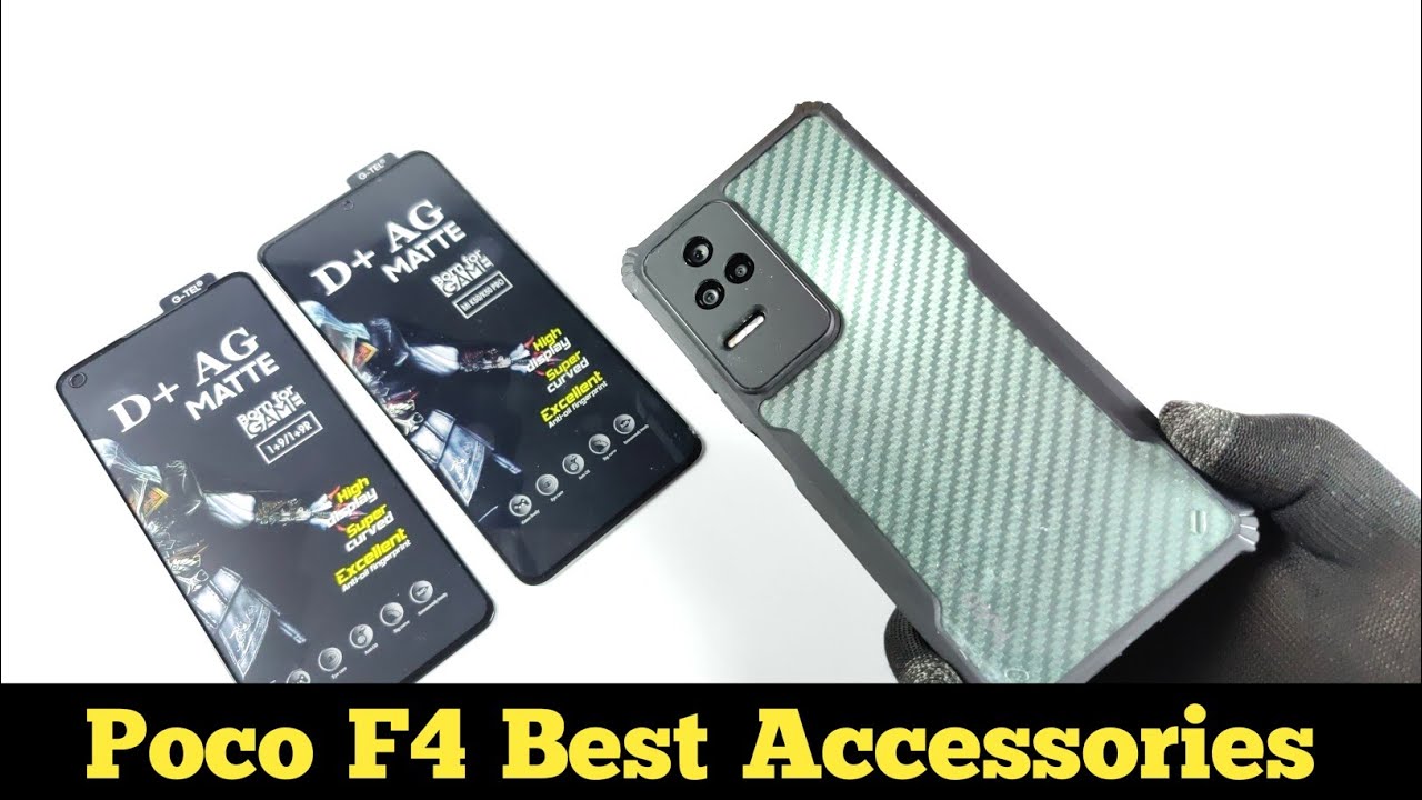 Poco F4 Best Rugged Back Cover | Best Tempered Glass & Back Protector ...