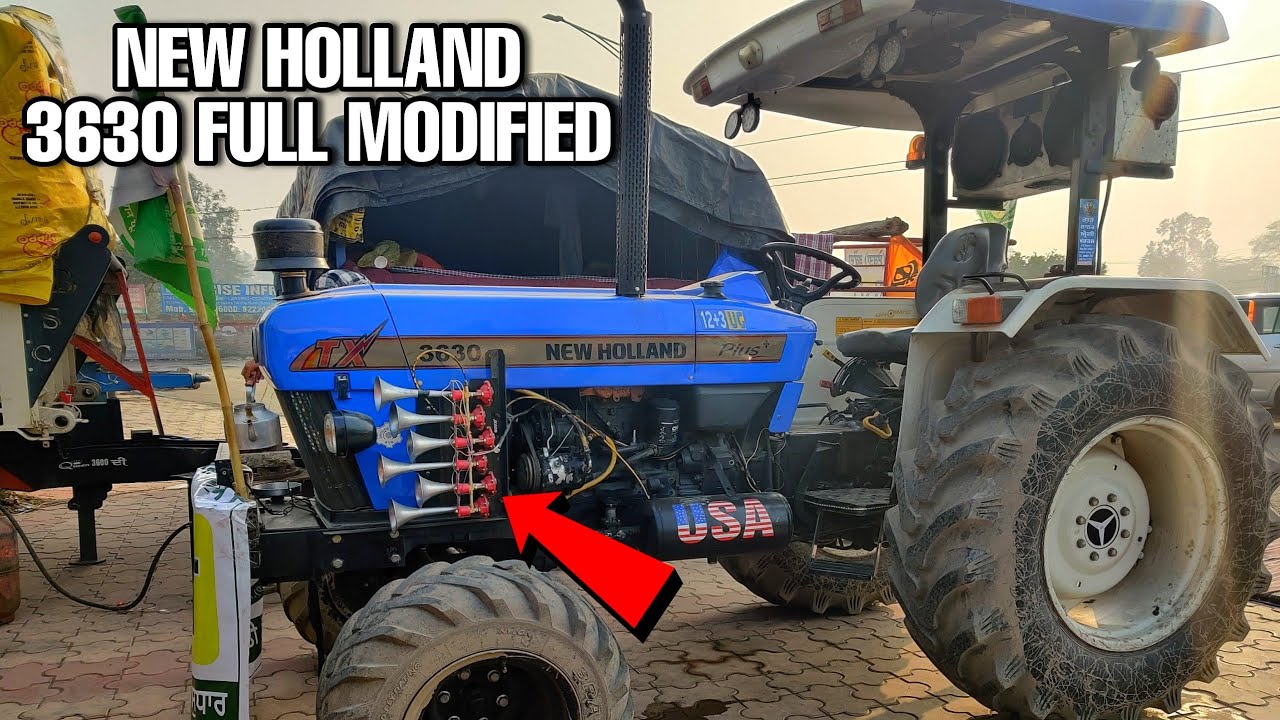 New Holland 3630 Full Modified 🔥 15 Hajar Ke Horan 📢 इन होरन का कोई ...