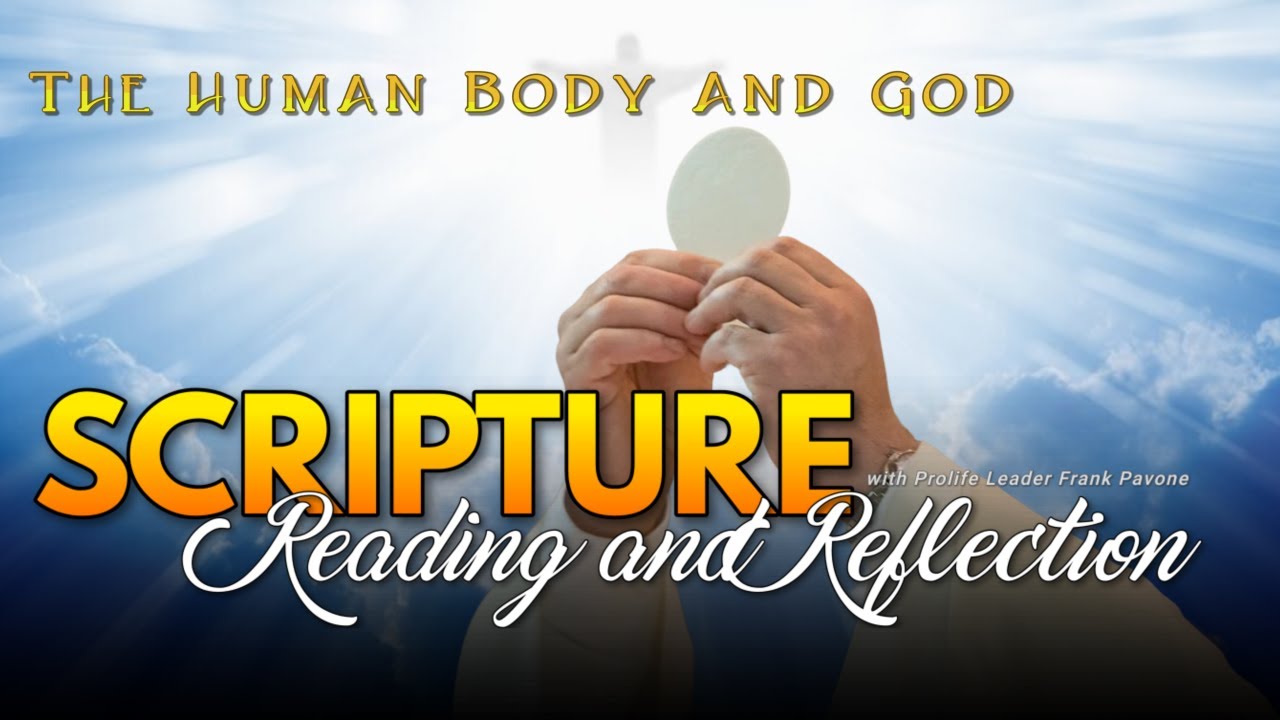 Daily Scripture Reading and Reflection - The Human Body and God ...