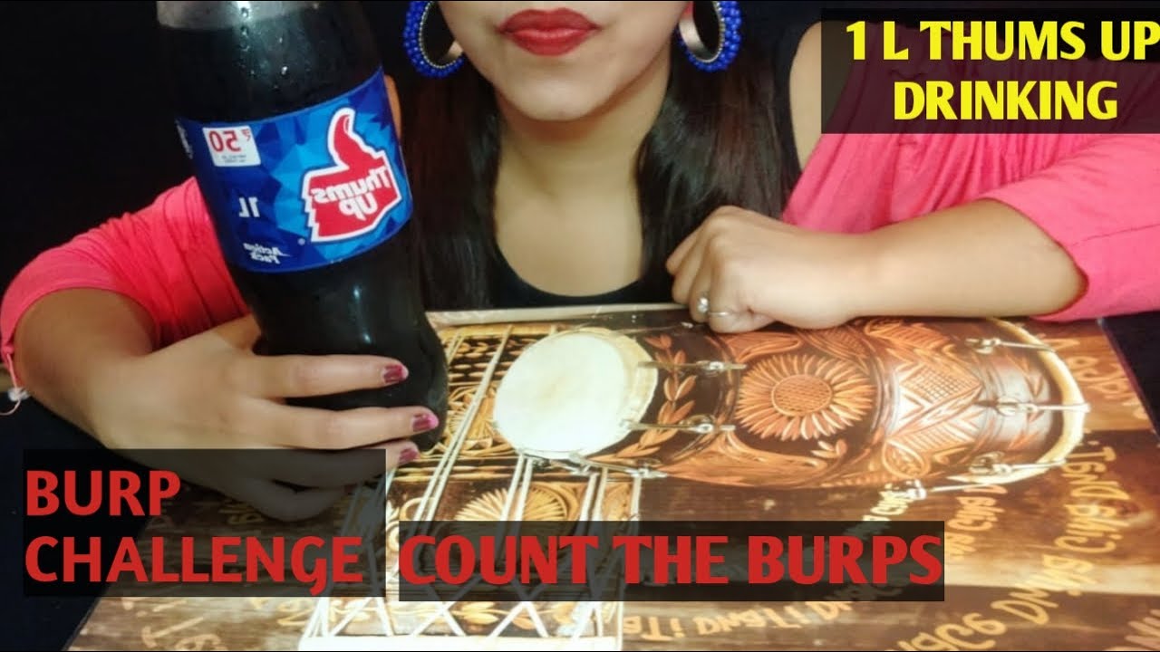 Count the Burps challenge | Burp Challenge | Burps with 1L Thums Up ...