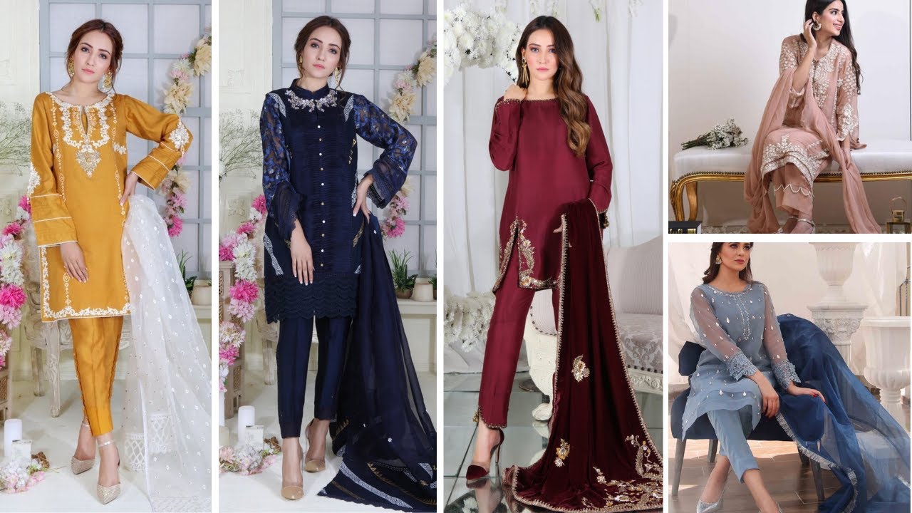 new formal different designer dresses for girls ll latest new design of ...