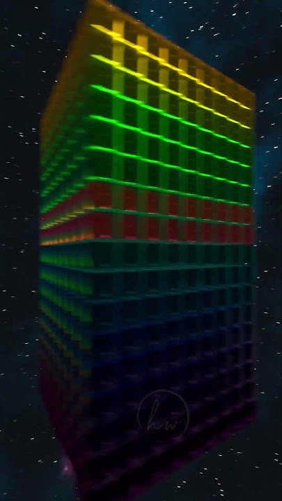 3D Animation - INFINITE Space Junk Clashing | Oddly Satisfying Loop | Learn Complimentary Colors ...