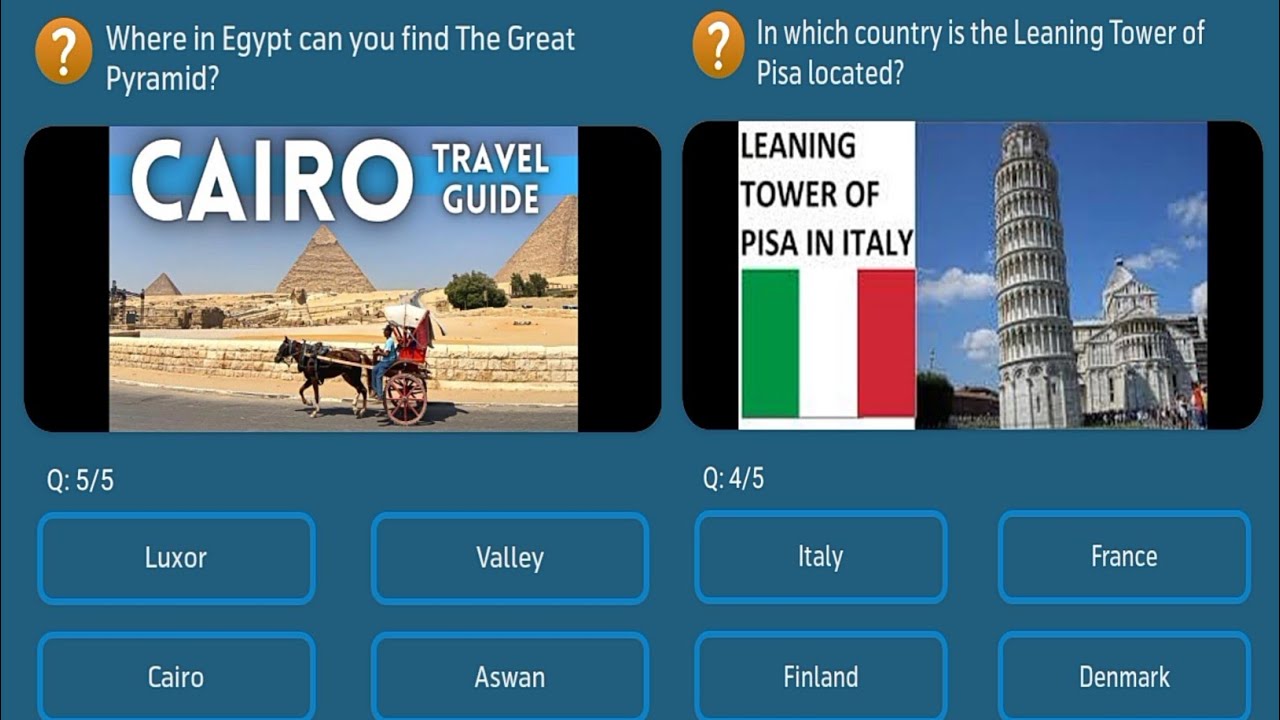 Where in Egypt can you find The Great Pyramid? | In which country is ...