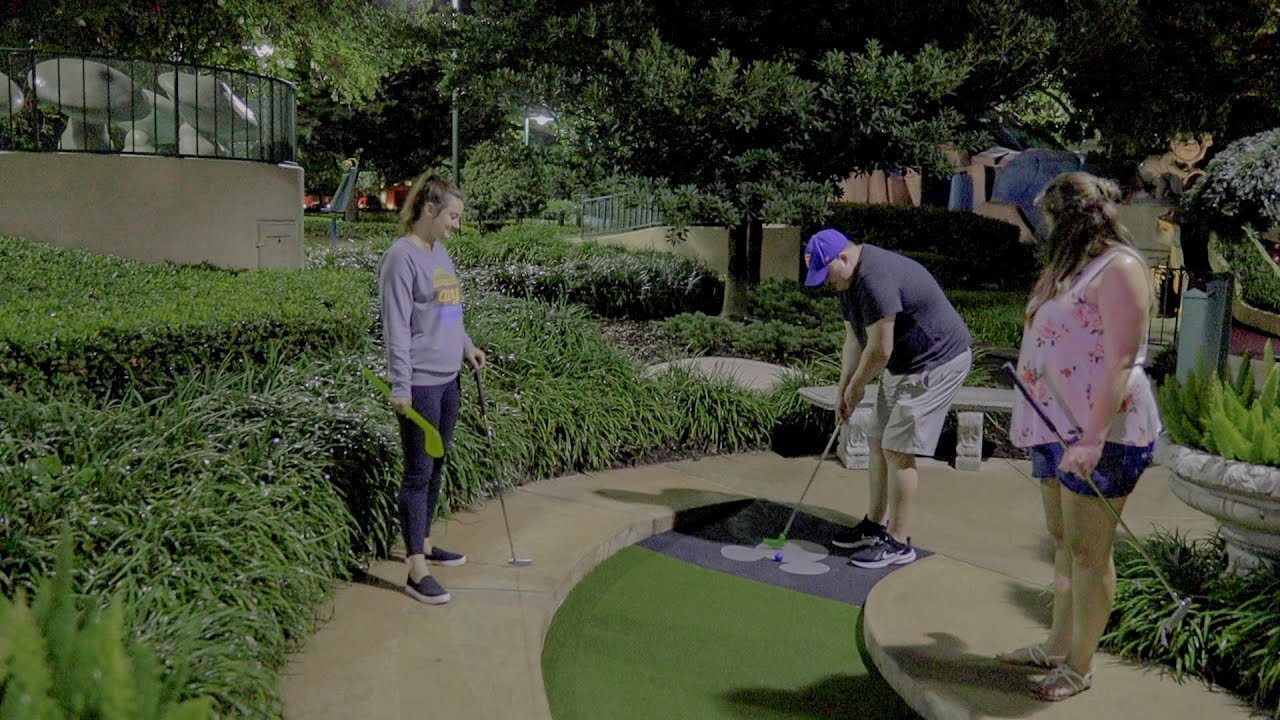 Fantasia Gardens Mini Golf With Kenneth And Kylie! - YouTube