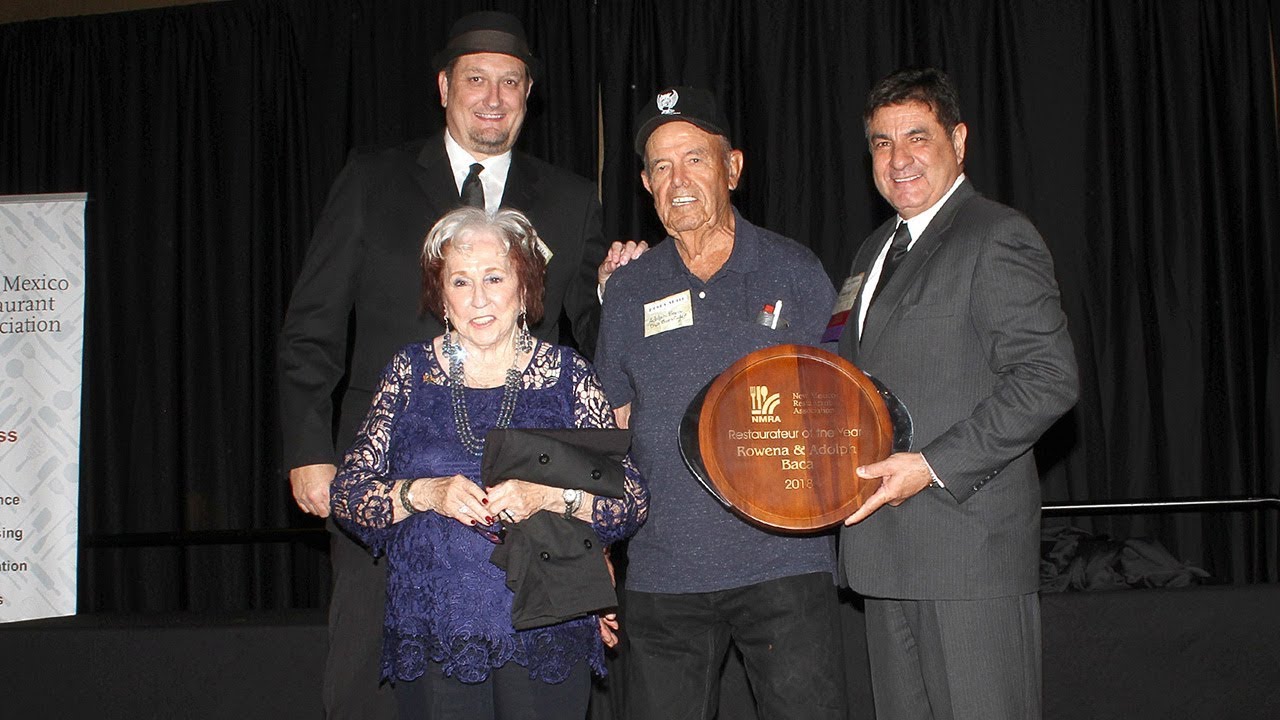 Restaurateur of the Year - Rowena and Adolph Baca - YouTube