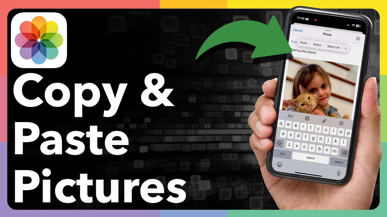 How To Copy And Paste Pictures On iPhone - YouTube