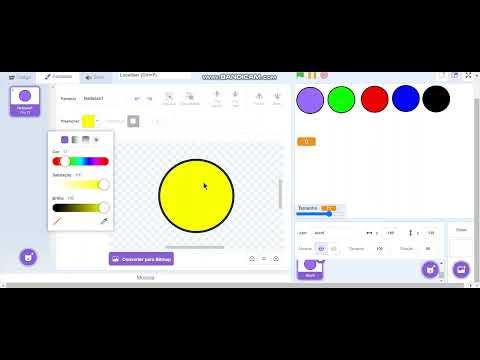 Como fazer um jogo de pintar no scratch - YouTube