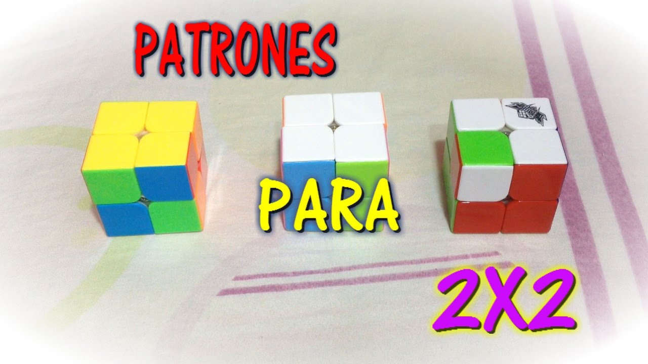 HERMOSOS PATRONES PARA EL CUBO 2x2! (Fáciles) | Rubiko | Español - YouTube