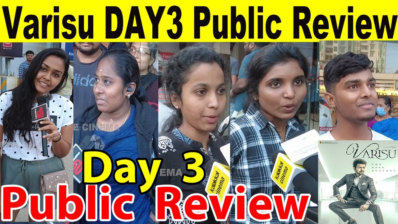 Varisu DAY3 Public Review | Varisu Review | Varisu Movie Review ...