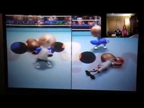 Wii Sports Boxing with Millie - YouTube