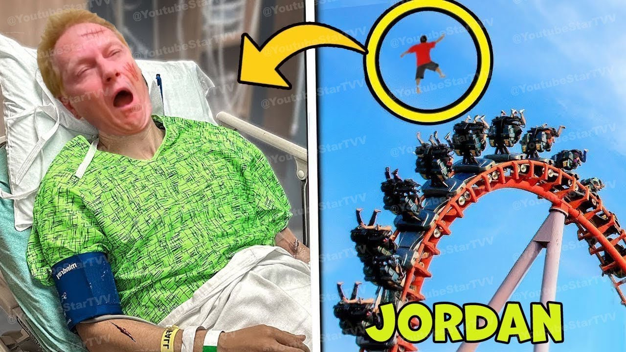 JORDAN MATTER ROLLER COASTER GONE WRONG! (Salish was Shocked) - YouTube
