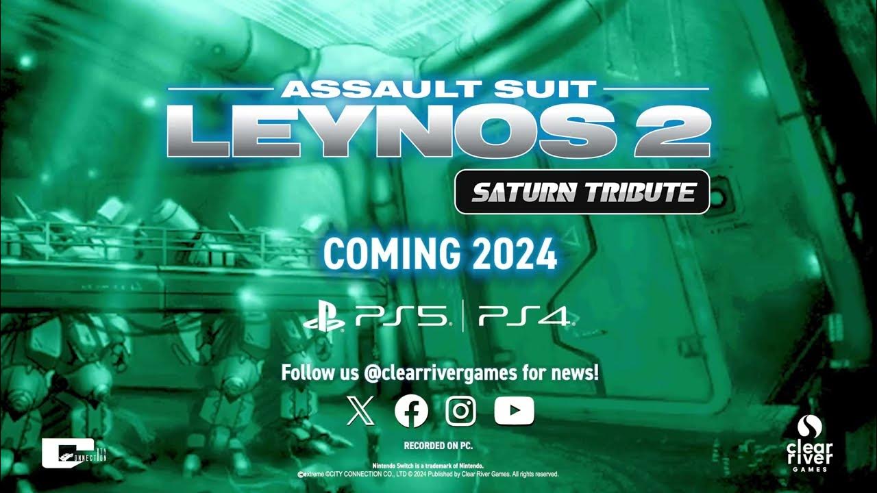 Assault Suit Leynos 2 Saturn Tribute - Announcement Trailer - YouTube